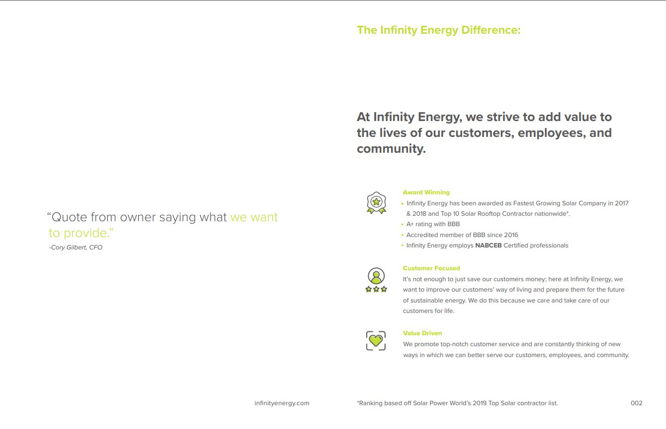 INFINITY - POWER-UP ENERGY